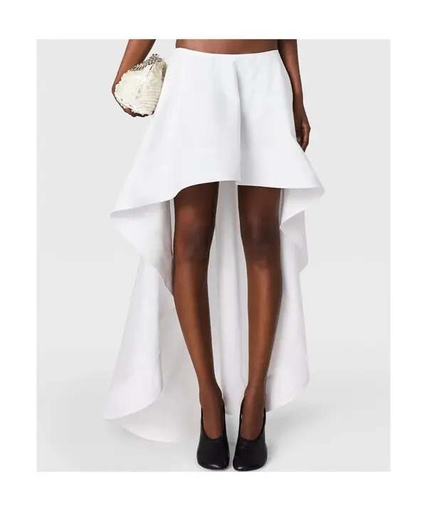 Stella McCartney Asymmetrical Ruffled Midi Skirt