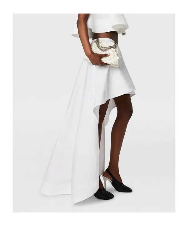 Stella McCartney Asymmetrical Ruffled Midi Skirt