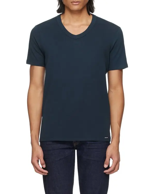 TOM FORD V-neck Jersey T-shirt