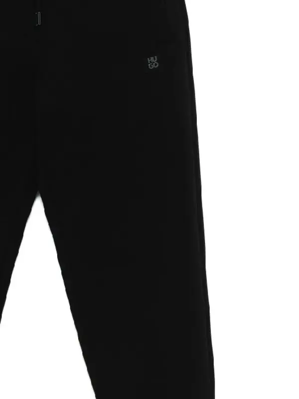 Hugo Boss Logo-patch Drawstring-waistband Track Pants