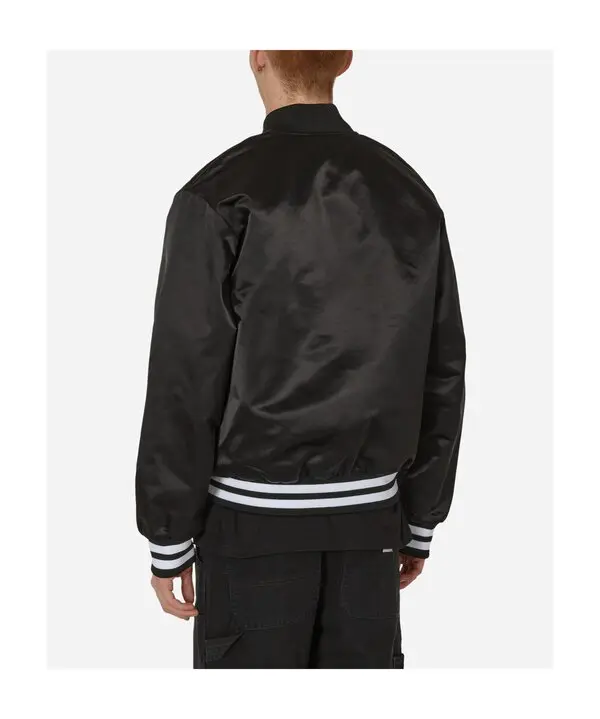 Carhartt Work In Progress Bomber Jacket With Logo Embroidery
