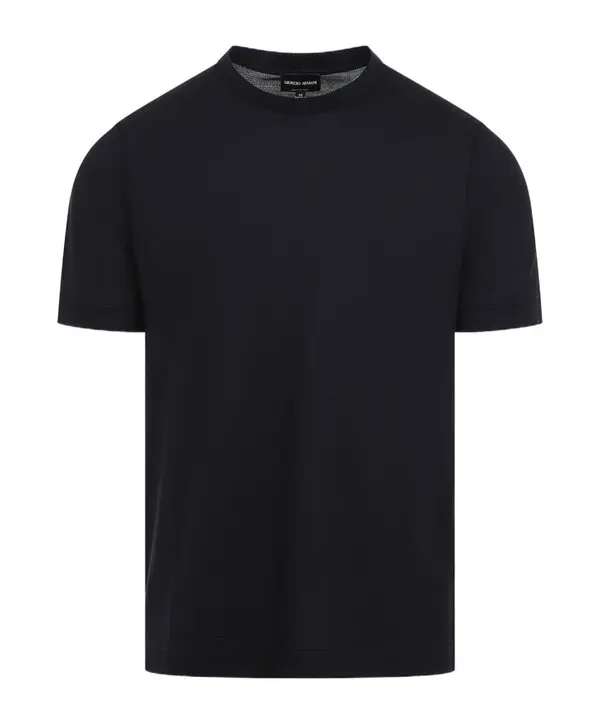 Giorgio Armani Short-sleeved Knitted T-shirt