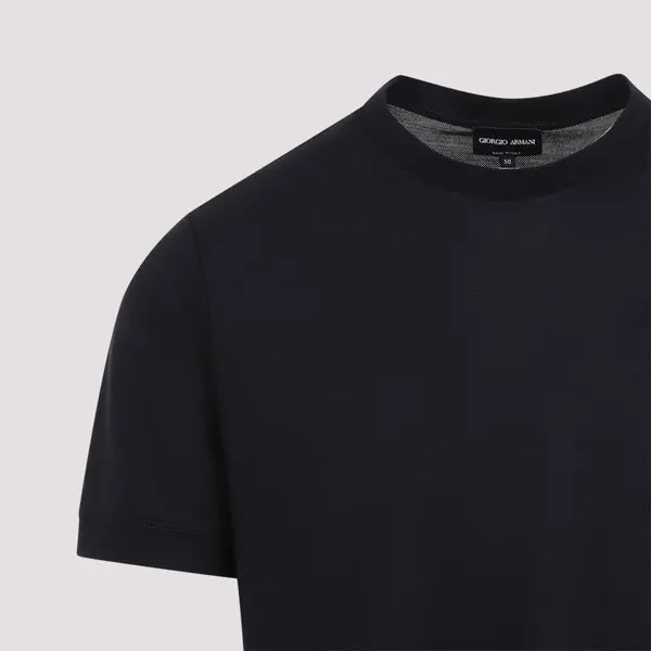 Giorgio Armani Short-sleeved Knitted T-shirt
