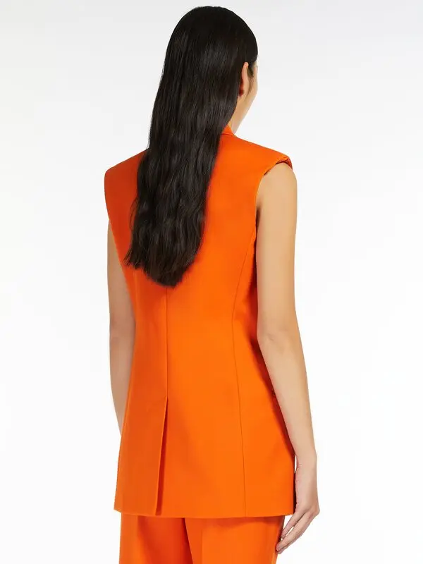Sportmax Sleeveless Double-breasted Suit Jacket