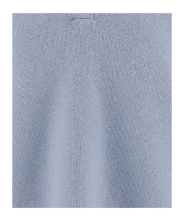Vince Ribbed Collar V-neck Sweater