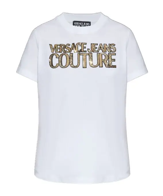 Versace Logo Embellished Top