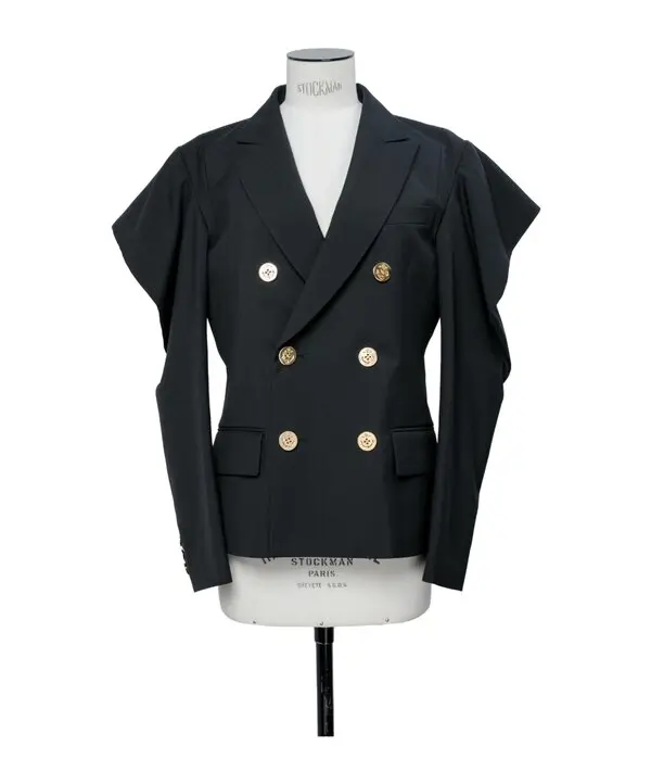 Sacai Double-breasted Suit Jacket With Long Sleeves
