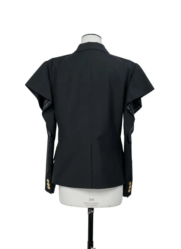 Sacai Double-breasted Suit Jacket With Long Sleeves