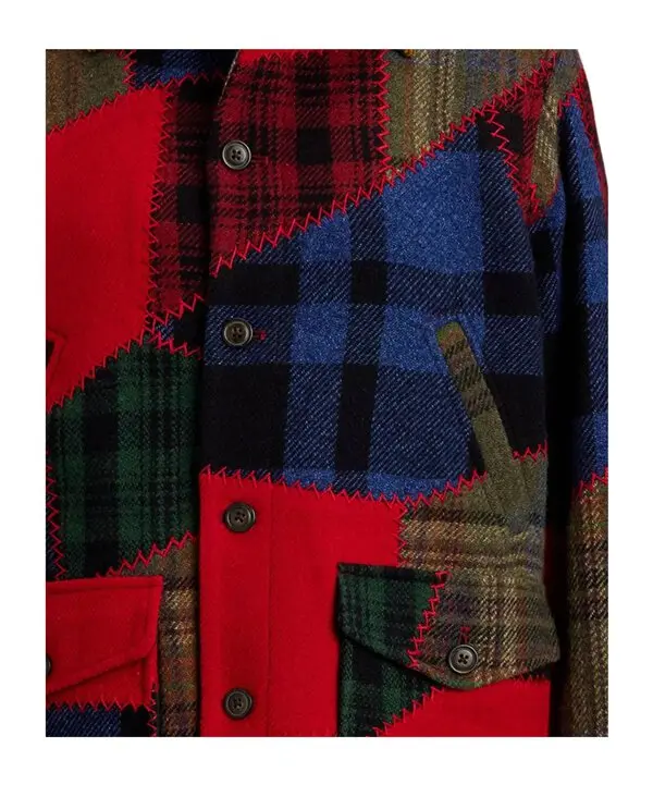 Polo Ralph Lauren Patchwork Corduroy-collar Jacket - Black