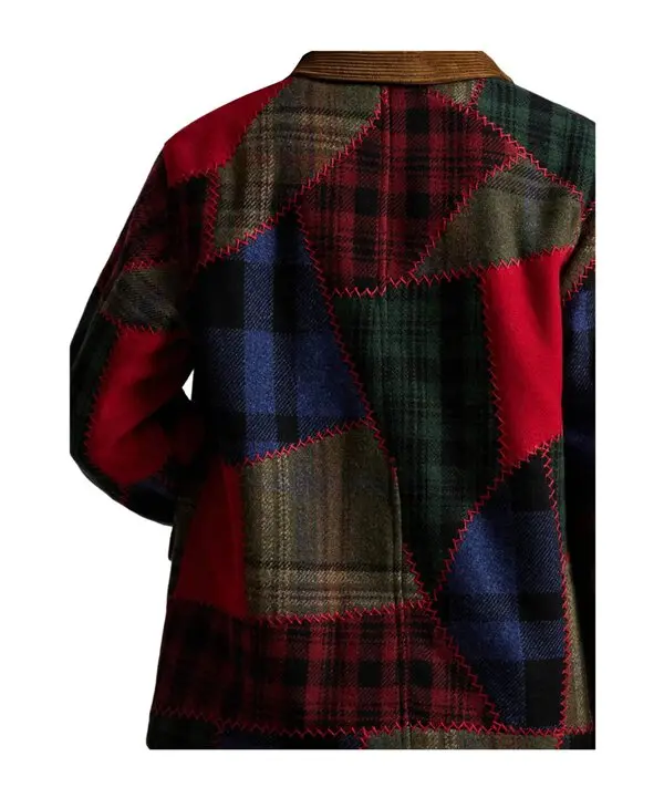 Polo Ralph Lauren Patchwork Corduroy-collar Jacket - Black