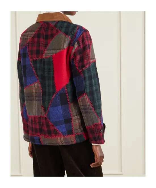 Polo Ralph Lauren Patchwork Corduroy-collar Jacket - Black