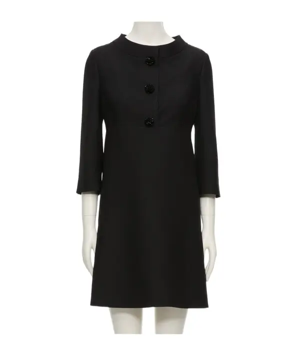 Valentino Garavani Button Mini Dress