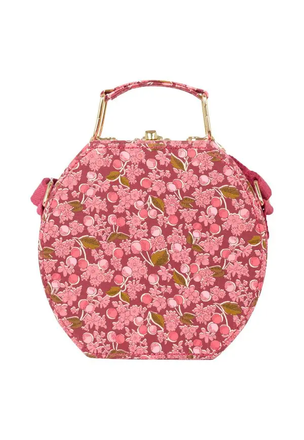 Bonpoint Cherry Printed Shoulder Bag - Deep Red