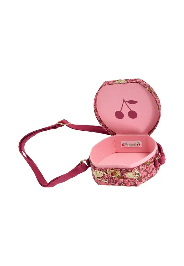 Bonpoint Cherry Printed Shoulder Bag - Deep Red