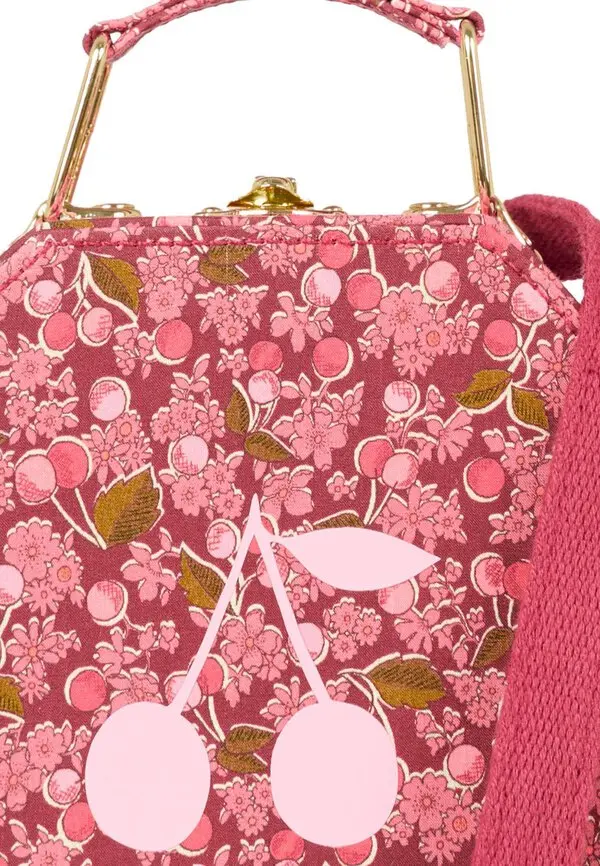 Bonpoint Cherry Printed Shoulder Bag - Deep Red
