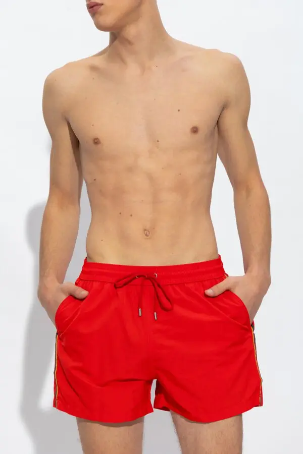 Paul Smith Swim Shorts With Side Stripes