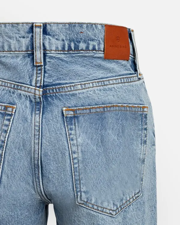 ANINE BING Gavin Mid-rise Straight Jeans
