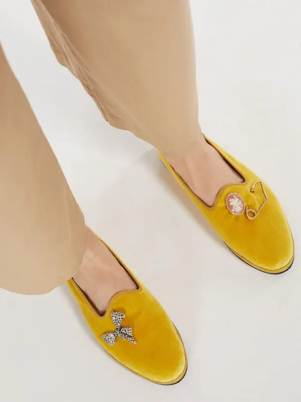Max Mara Embellished Ballet Flats