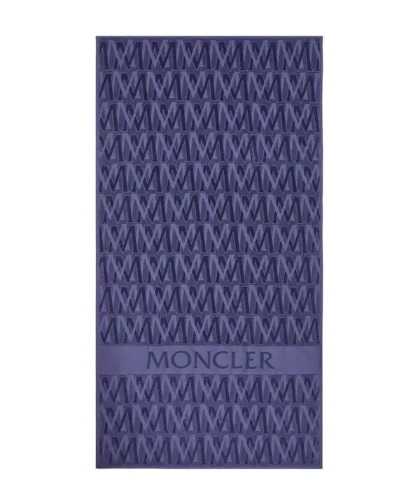 Moncler Monogram Beach Towel - Blue