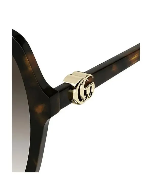 Gucci Oversized Square Sunglasses - Ochre
