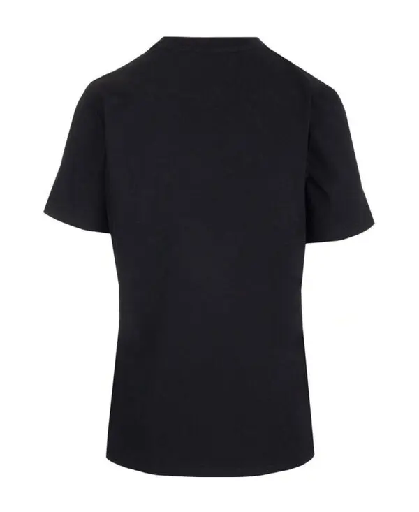 MSGM Logo Print Crewneck T-shirt