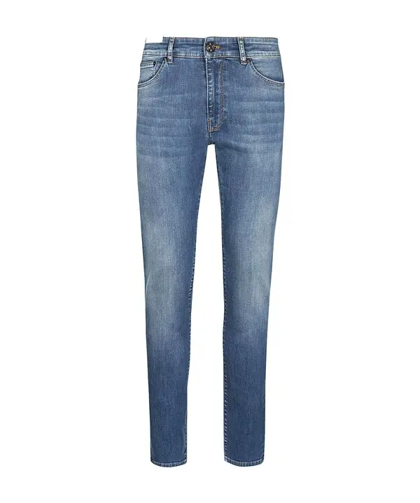 PT TORINO Slim-fit Jeans With Logo Patch