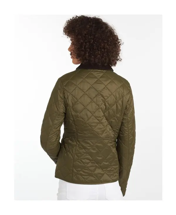 Barbour Deveron Quilted Buttoned Jacket - Green