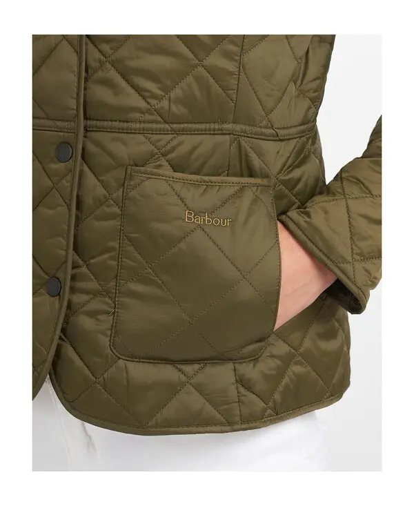Barbour Deveron Quilted Buttoned Jacket - Green