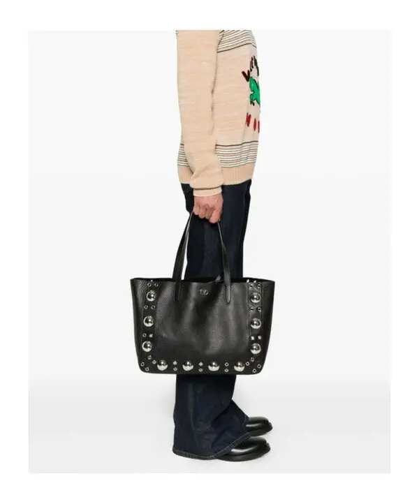 Valentino Garavani Studded Leather Tote Bag