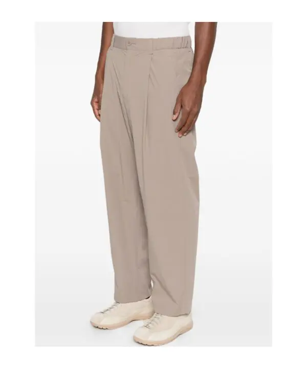 Herno Pleated Trousers With Elasticated Waist