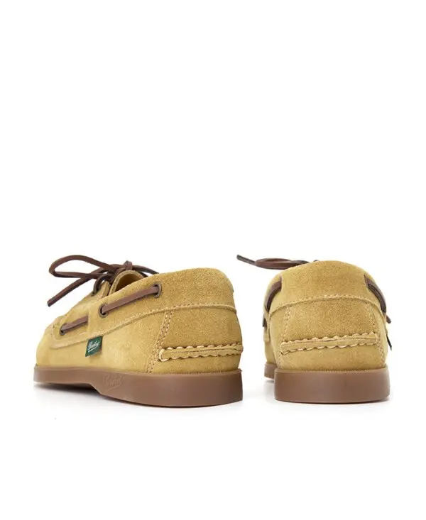 Paraboot Suede Lace-up Boat Shoes