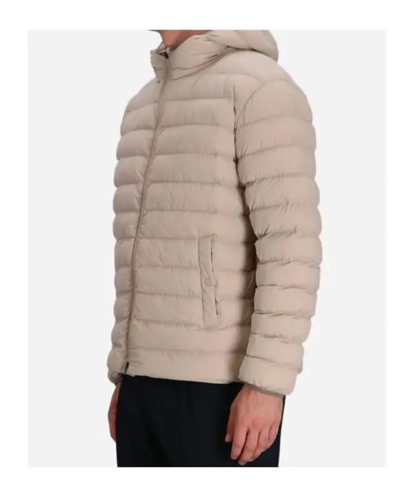 Herno Quilted Hooded Jacket - Nude