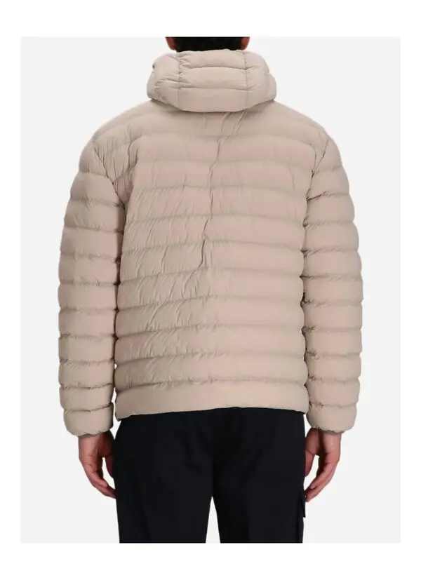 Herno Quilted Hooded Jacket - Nude