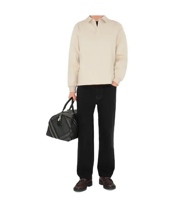 Burberry Cotton Long-sleeve Polo Shirt