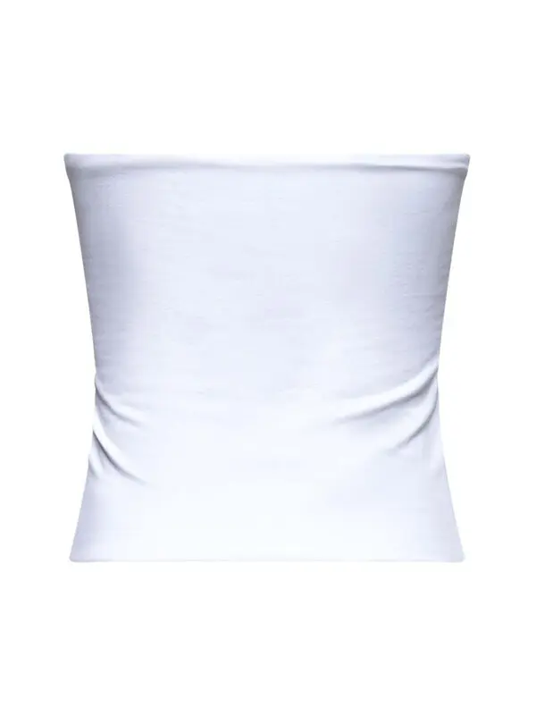 Brunello Cucinelli Strapless Top - White