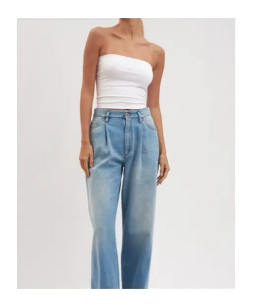 Brunello Cucinelli Strapless Top - White