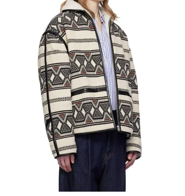 Isabel Marant Étoile Nelkis Graphic Print Jacket