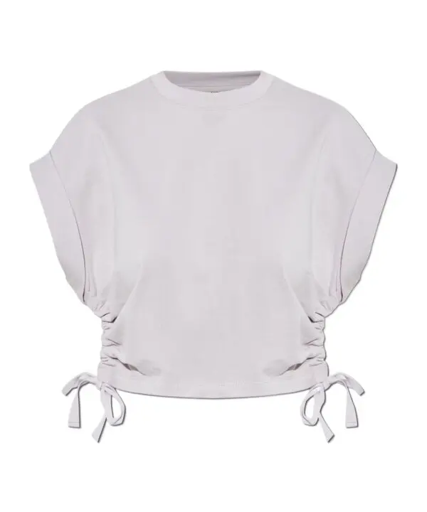 ALLSAINTS Ruched Tie-side Cropped Top - No