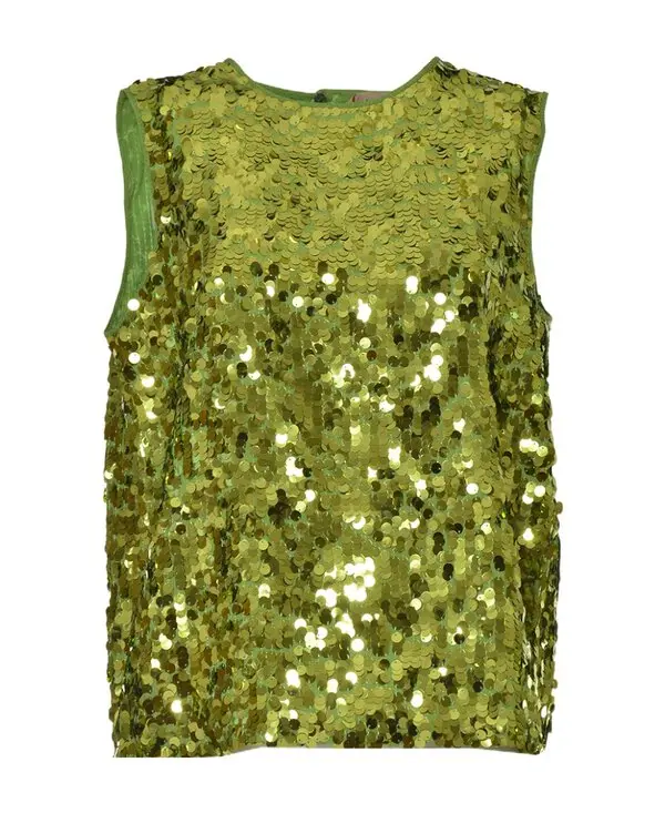 N.21 Sequined Sleeveless Vest