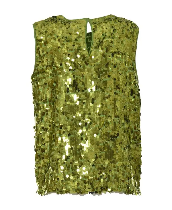 N.21 Sequined Sleeveless Vest