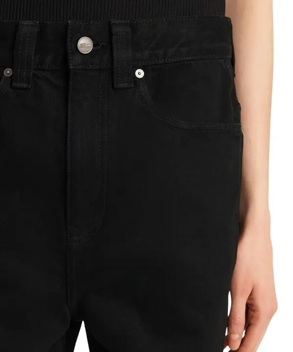 Khaite Belted Jeans With Belt Loops - Black