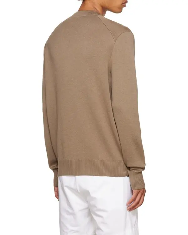 AMI Paris V-neck Jumper With Embroidered Heart Logo