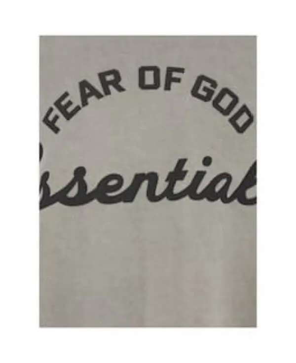 Fear Of God Logo Oversized T-shirt - Gray