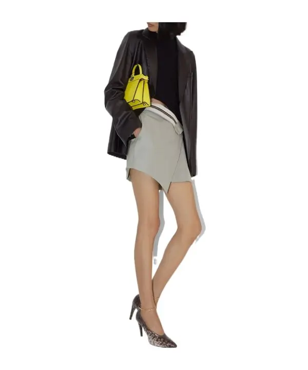 Fendi Leather Blazer - Black