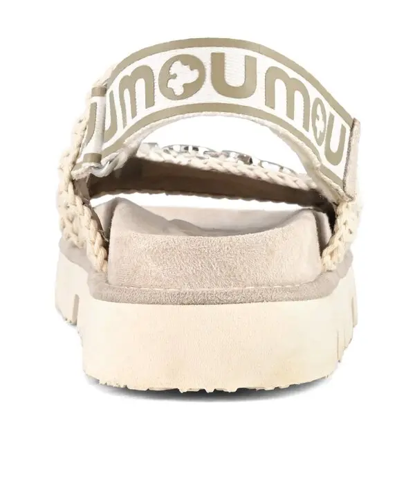 Mou Back Strap Bio Sandals With Metal Decoration