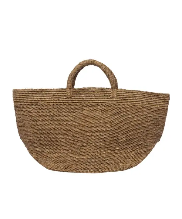 IBELIV Woven Top Handle Bag