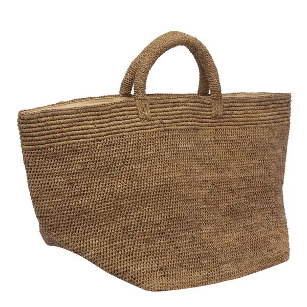 IBELIV Woven Top Handle Bag
