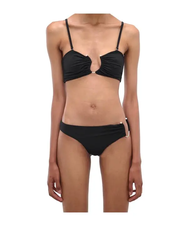Christopher Esber Bandeau Swimsuit - Brown