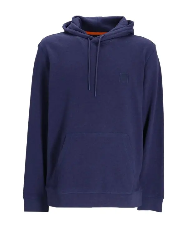 Hugo Boss Logo Patch Cotton Hoodie