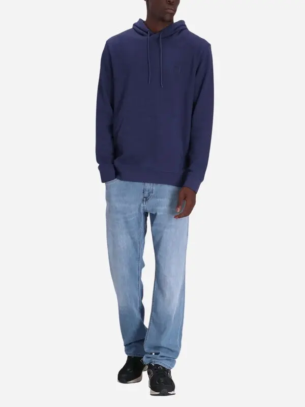 Hugo Boss Logo Patch Cotton Hoodie